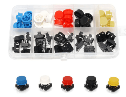Kit Bouton-poussoir Tactile momentané, 25 pièces/boîte – tuni-smart ...